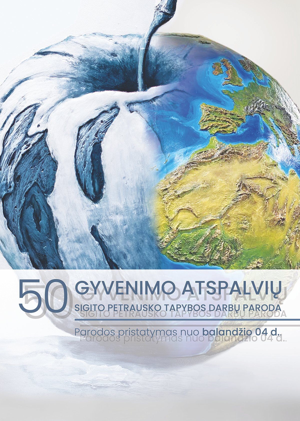 50 GYVENIMO ATSPALVIŲ. S. Petrausko tapybos darbų paroda - Galerija „Balta“